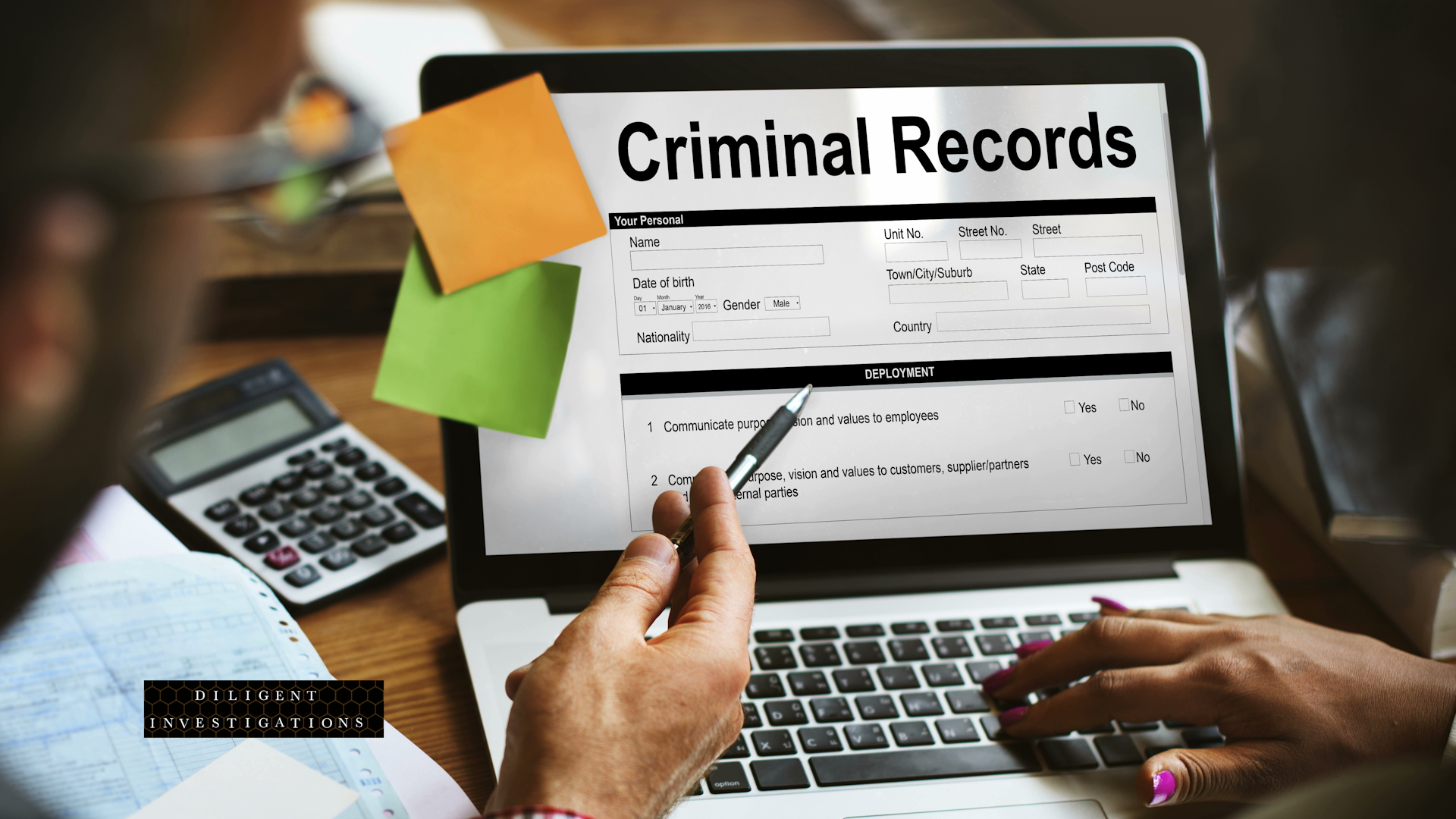 INVESTIGATIVE SERVICES - DILIGENT INVESTIGATIONS